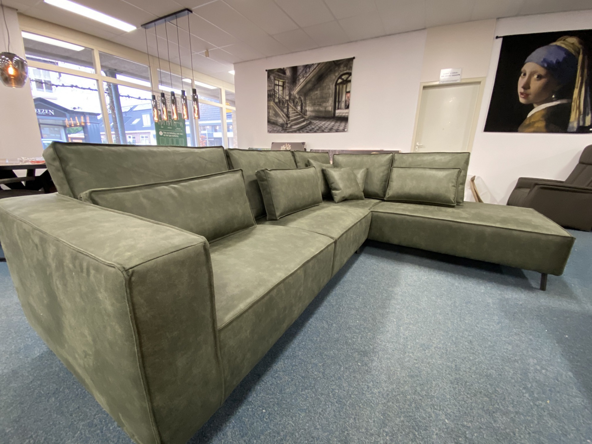 Hoekbank Kuster. Uit voorraad leverbaar in diverse kleuren en ...